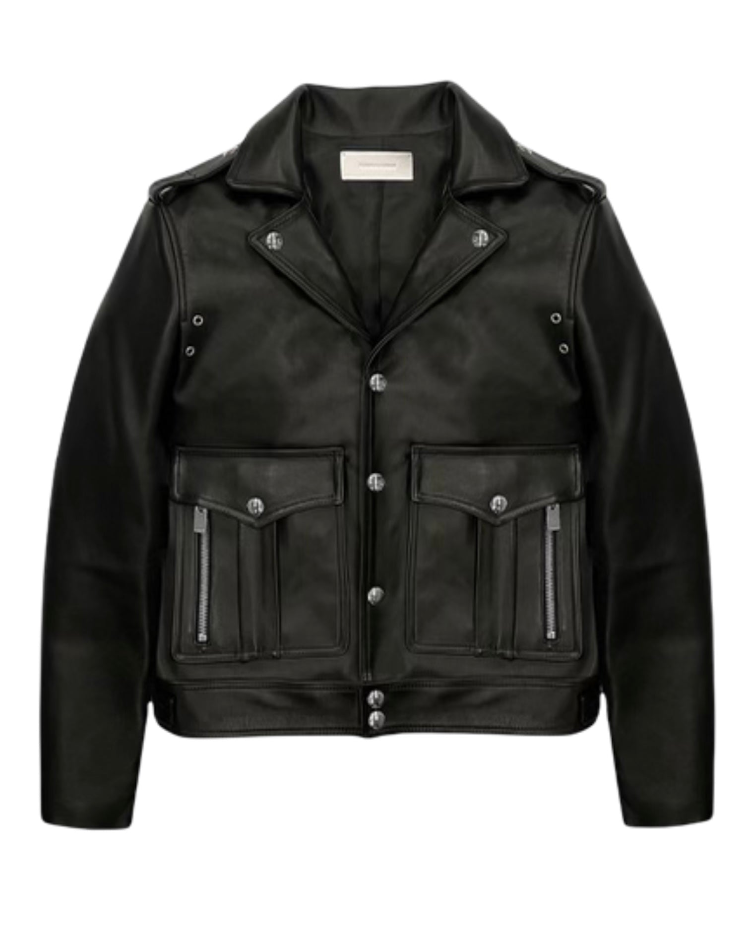 Flaneur Homme LEATHER BIKER JACKET – Buttafly